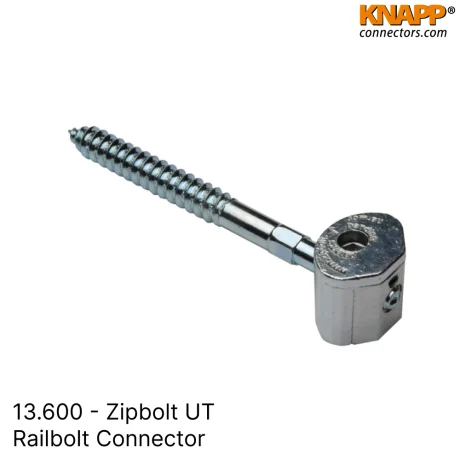 Zipbolt Railbolt Connector – Straight Rail Joiner