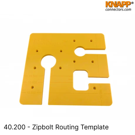 Routing Template 40.200 for Zipbolt Connector Cut-Outs