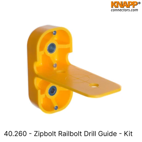 Railbolt Drill Guide 40.260 for Precise Zipbolt Connector Installation