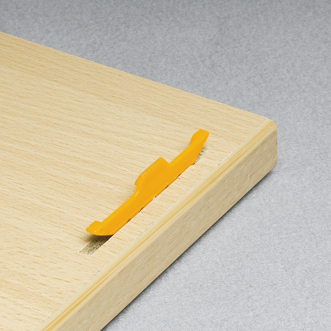 CHAMP Biscuit Connector | Self-Tightening Glue-In Slide Connector