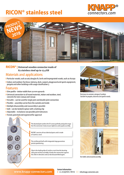 RICON stainless steel - KNAPP Connectors