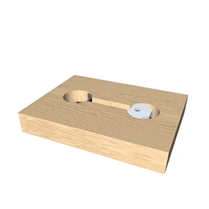 Zipbolt UT Bore Connector 114x35 – Durable Panel Joiner